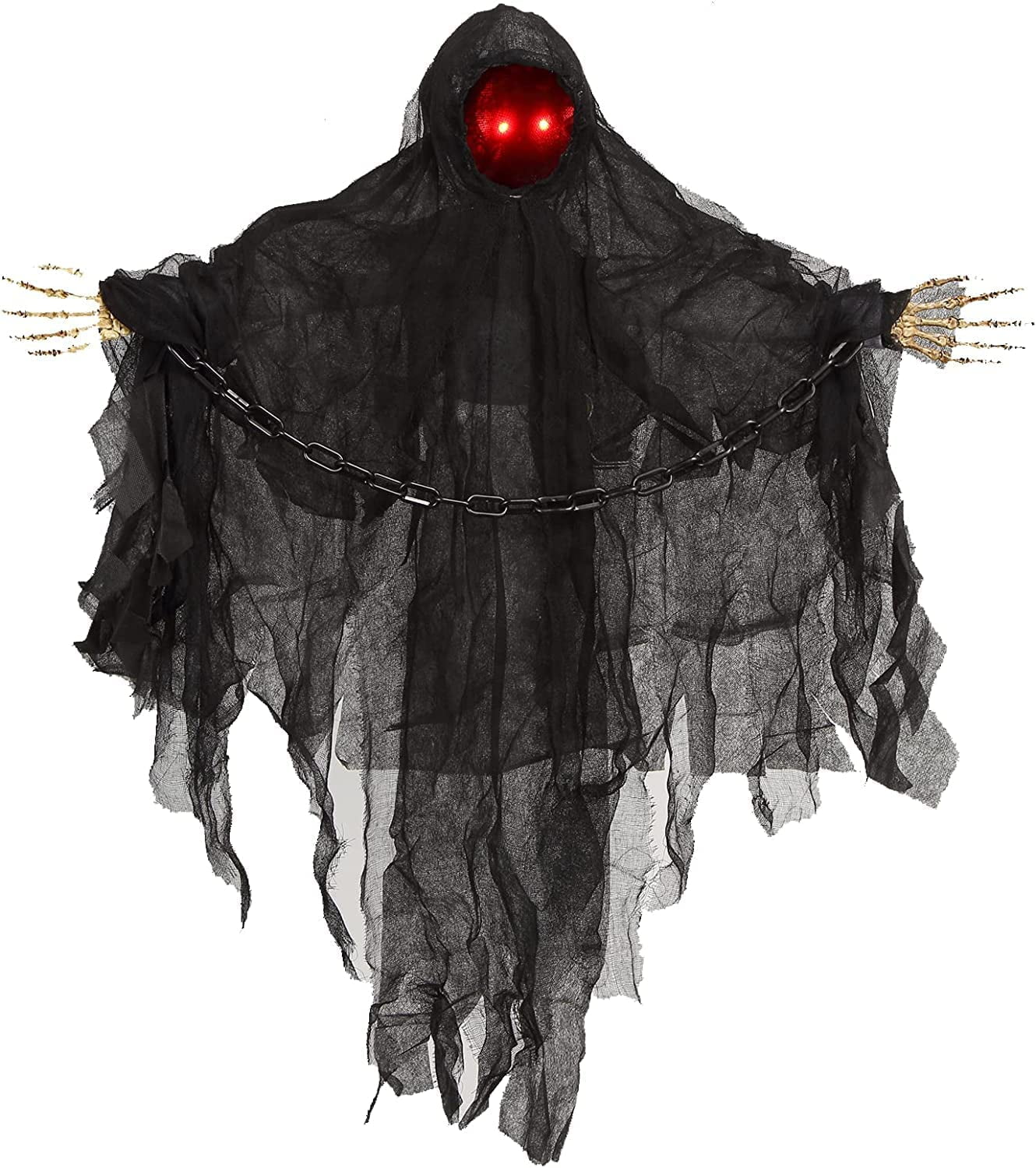 Halloween Hanging Grim Reaper, Faceless Ghost Gecoration with Chain ...