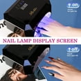 Belle 54W UV LED Nail Lamp, Portable Gel Dryer with Auto Sensor & Timer ...