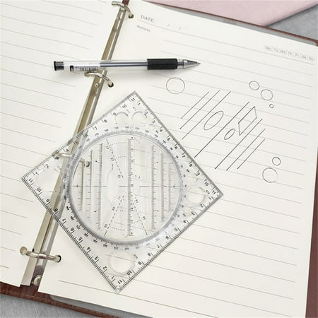 Rotating Ruler Construction Stereo Geometry Template Drafting Measuring ...