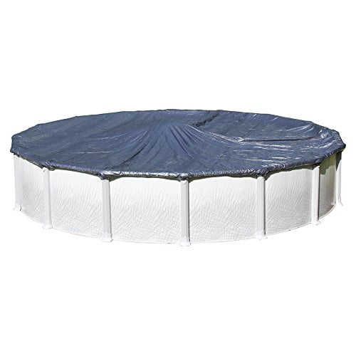 27' Black Deluxe Above Ground Swimming Pool Closing Leaf Net Cover ...