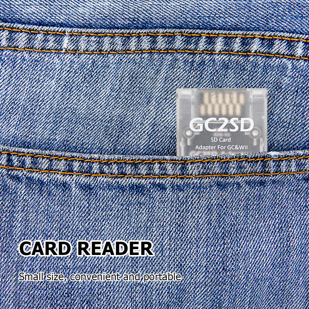 Card Slot Adapter for Micro SD Memory Card for GameCube Wii Game ...