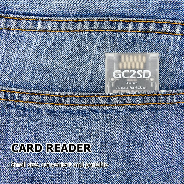 Card Slot Adapter for Micro SD Memory Card for GameCube Wii Game ...