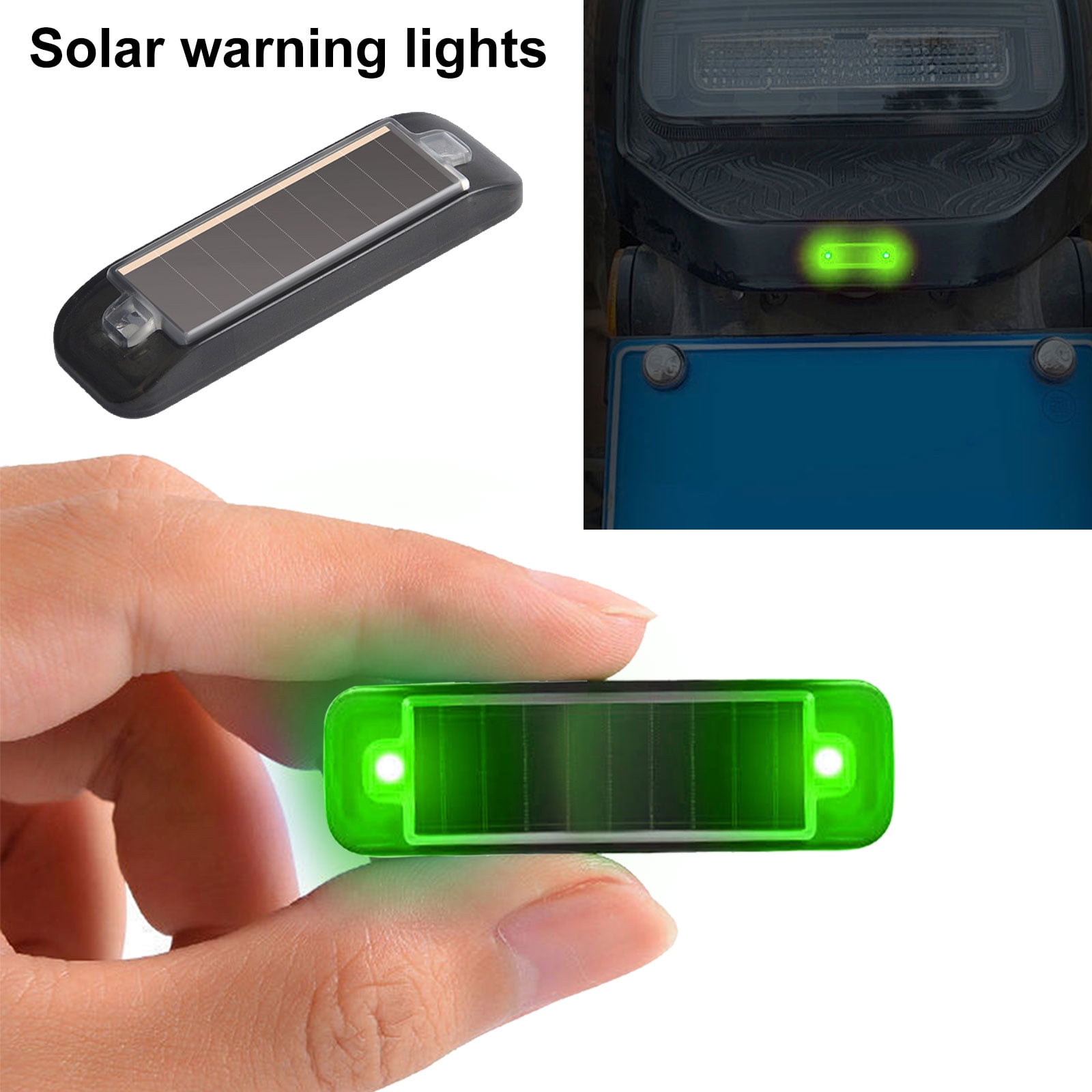 Kohagoki Car Anti-theft Light Solar Flash Warning Light Prevent Rear ...