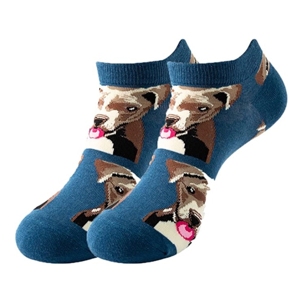 Click here for Sock Panda Pitbull Dog Patterned Socks (Adult Medi... prices
