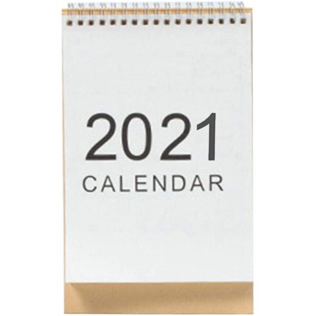 Small Desk Calendar 2020-2021 Cute Desktop Standing Flip Monthly ...