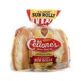 Cellone's Italian Cluster Sub Buns, 6 Pack, 12 oz - Walmart.com