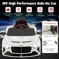 Infans 12V Licensed Bentley Bacalar Kids Electric Ride on Car w/Remote ...