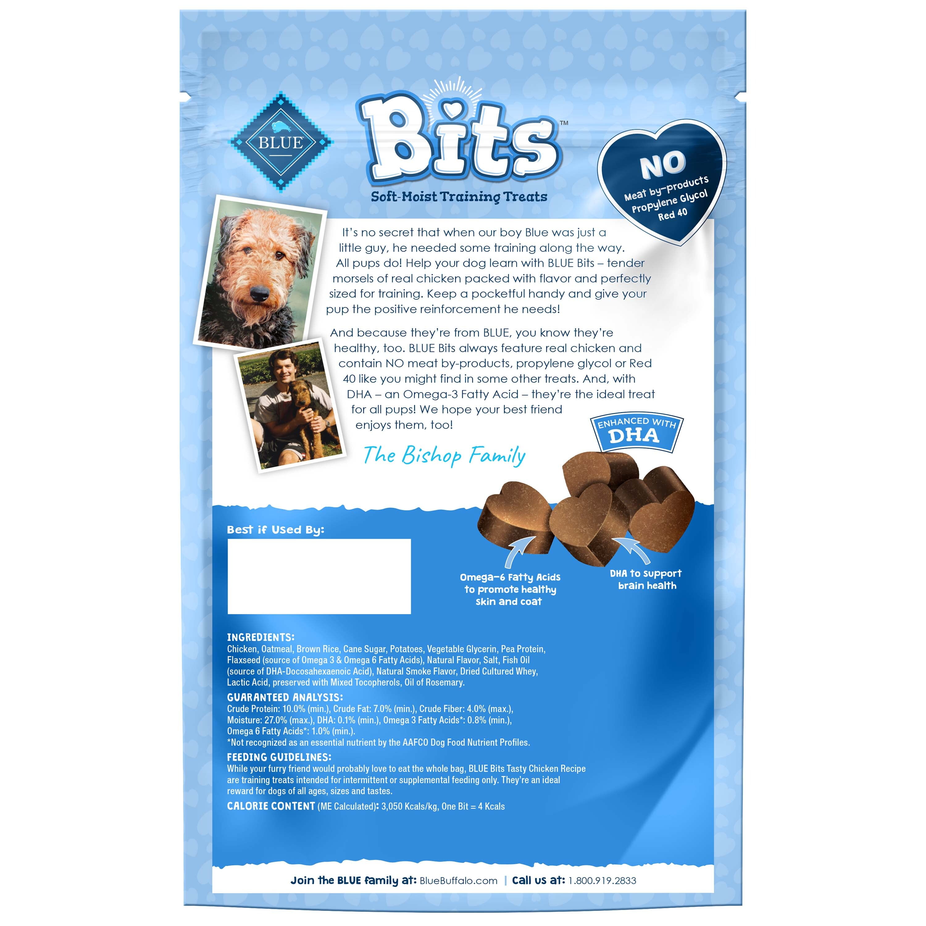 Blue Buffalo BLUE Bits Training Treats Chicken Flavor Soft Treats for ...