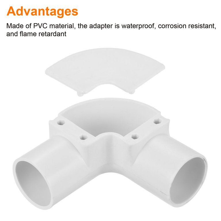 Pvc Pool Fittings PVC Conduit Coupler 90 Degree Elbow Pipe Fittings 40 ...