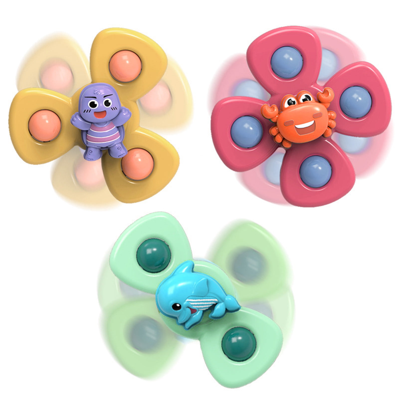 Click here for Aqestyerly 3pc Baby Suction Cup Spinning Tops Toy... prices