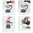 Navaris Retro French Press Coffee Maker (20 oz) - Stainless Steel ...