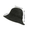 EcoVerve Floppy Straw Sun Hat Foldable Packable Wide Brim Summer Beach ...
