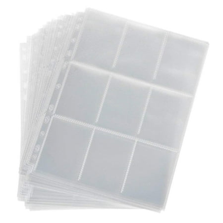 Waterproof Game Card Sleeves Card Protectors Binder Sheet Photocard ...