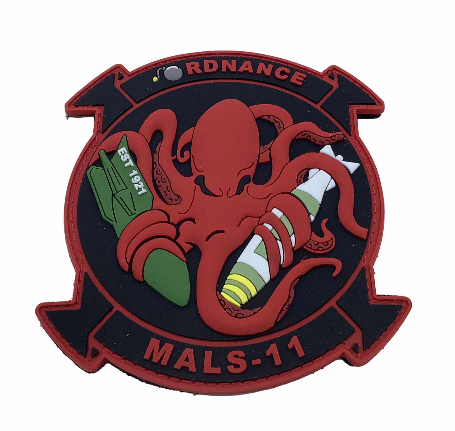 MALS-11 Devilfish Ordnance PVC Patch – Hook and Loop - Walmart.com