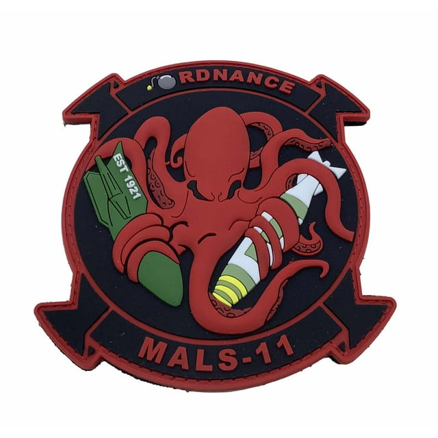 MALS-11 Devilfish Ordnance PVC Patch – Hook and Loop - Walmart.com