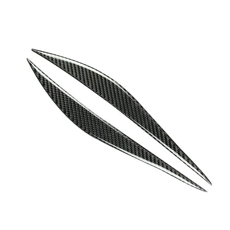 TFixol Carbon Fiber Headlights Eyebrows Eyelids for BMW F30 320i 325i ...