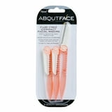 About Face Fuzz-Free Folding Facial Razors, 3 Beauty Groomers, 2 Pack ...