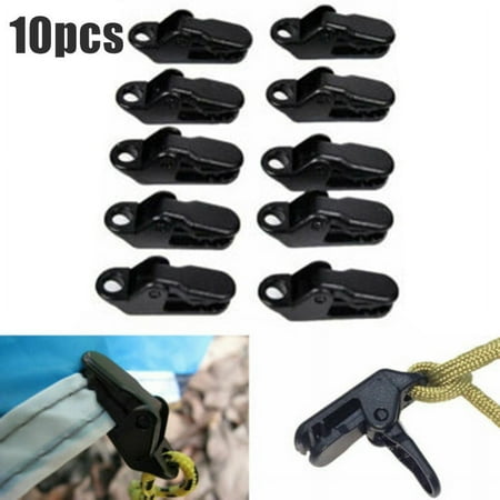 MYG 10pcs Awning Tent Clamp Tarp Clip Set Canopy Snap Hangers for ...