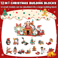 2025 Christmas Advent Calendar Building Blocks, 24 Days Christmas Theme ...