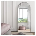 Arch Full Length Mirror - 65"x24" Arched Floor Mirror with Stand ...