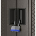 Suncast Outdoor Lockable 36 in. Storage Cabinet Locker for Garden, Shed ...