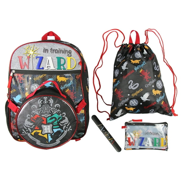 Bioworld - Harry Potter Kids Backpack Wizard In Training 5PC 16 ...
