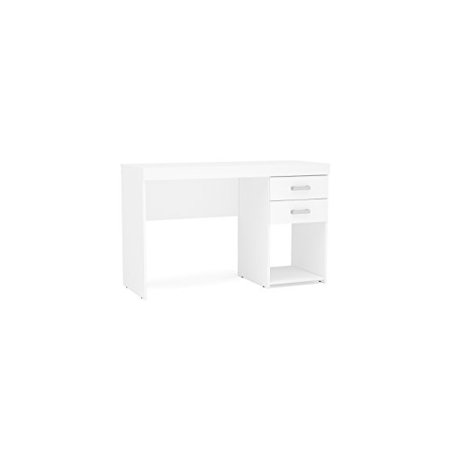 Polifurniture Malta 2 Drawer Computer Desk, White | Walmart Canada