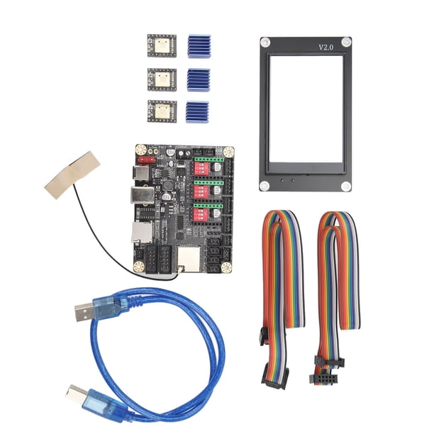 3D Printer Motherboard Kit, Wifi 12-24VDC Engraver Motherboard Kit ...