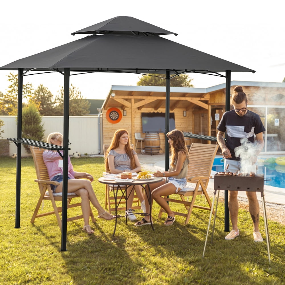 Grill Canopy Gazebo, 8x5 FT Grill Gazebos for Patio Backyard, Barbecue ...