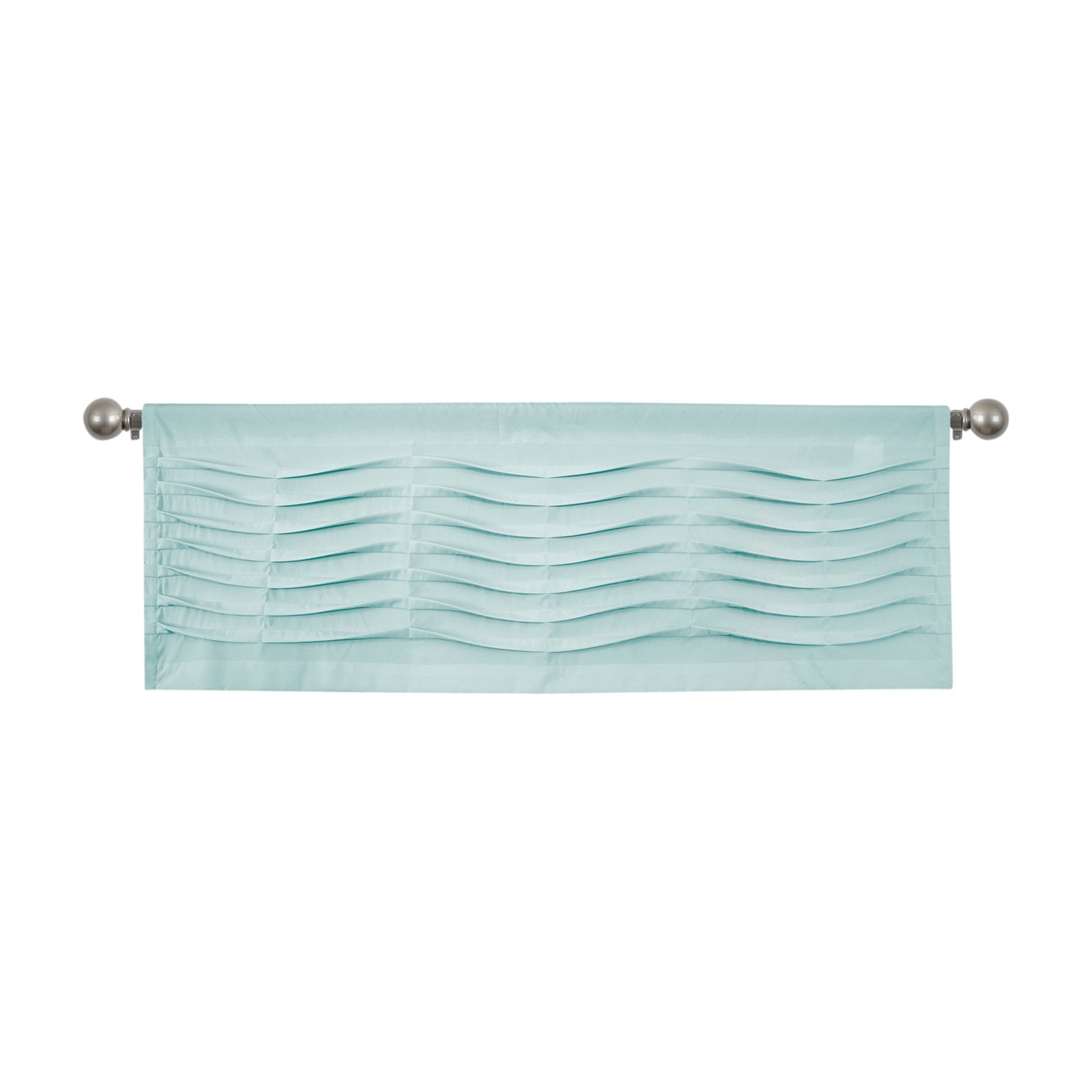 Lush Decor Wave Texture Tailored Valance - Walmart.com
