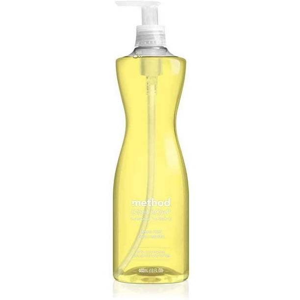 Method Dish Soap, Lemon Mint, 18 Ounce - Walmart.com