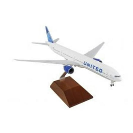 Skymarks 777-300 1-200 Scale W-Wood Stand 2019 New Livery United Model ...