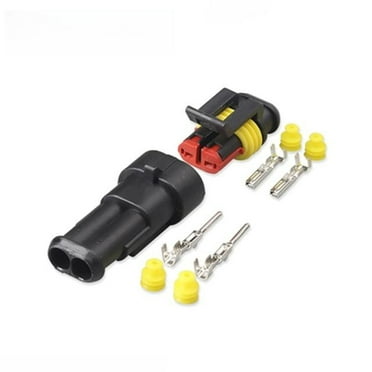 3 Pin Way Car Auto Waterproof Electrical Connector Plug With Of 1 ...
