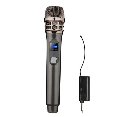 Hand-held UHF Wireless Microphone 6.35mm Receiver -interference ...