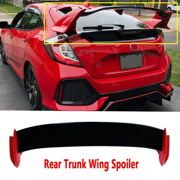 NINTE Rear Trunk Wing Spoiler for Honda Civic Type-R 2016-2021 Black ...