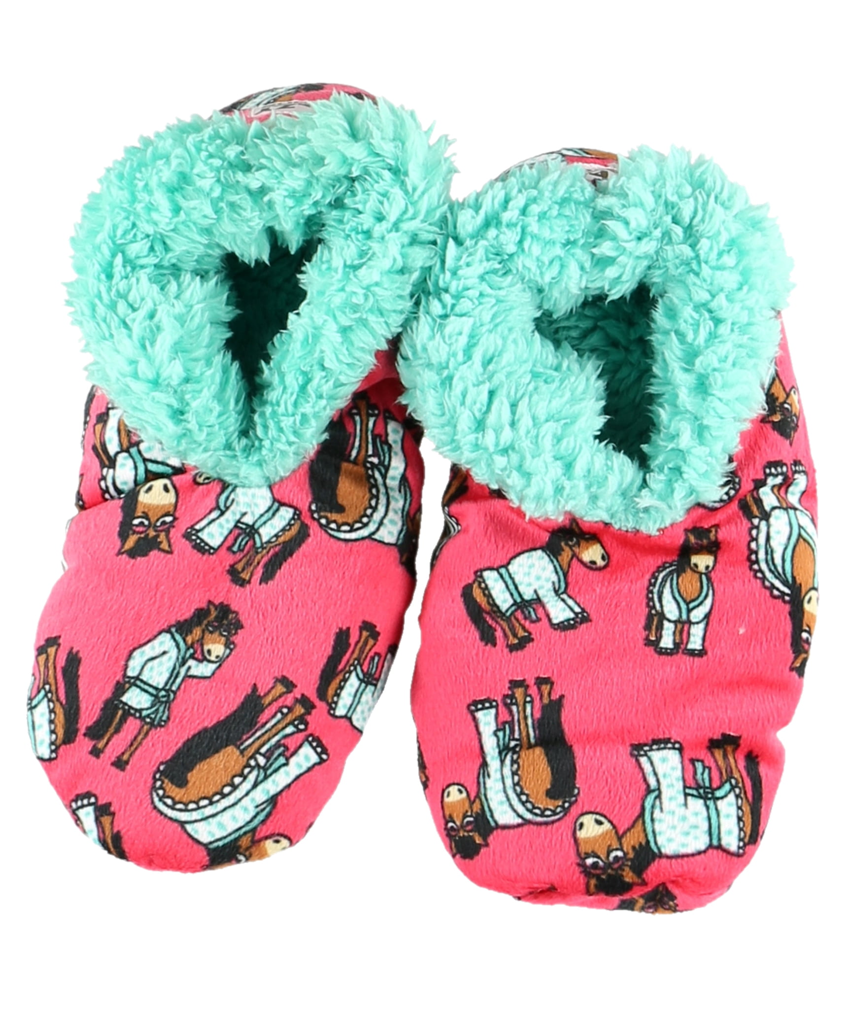 LazyOne Fuzzy Feet Slippers for Women, Cute Fleece-Lined House Slippers ...