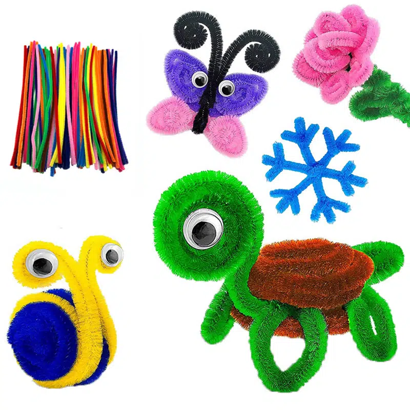 DIY Craft Twist Stick Handmade Flower Animal Toy Handmade Creative ...
