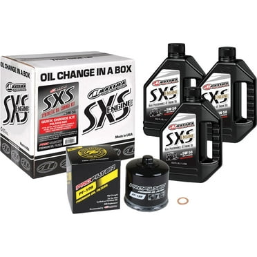 Maxima V-Twin Quick Change Kit Mineral with Black Filter, Evo/Sportster ...