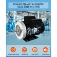 3HP Air Compressor Motor 3450 RPM Electric Motor Compressor Electric ...