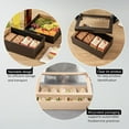 Cater Tek 17.9 x 12.3 x 3.2 Inch Baked Goods Boxes 10 Greaseproof ...
