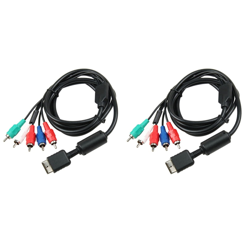 2X Ypbpr para PS2 / / Slim HDTV-Ready TV HD Componente AV Cable 5 Hilos ...