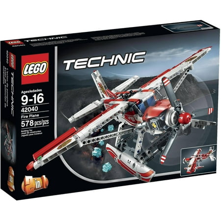 LEGO 2-in-1 Technic Fire Plane 42040 - Walmart.com