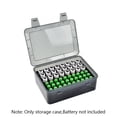Battery Storage Organizer Holder Holds 54 AA AAA Batteries, Battery Box ...