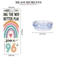 20oz Boho Rainbow Since 1961 Stainless Steel Tumbler， Tumbler with Lid ...