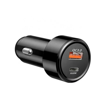 TE-P31 PD 20W USB-C / Type-C + QC3.0 18W USB Fast Car Charger | Walmart Canada