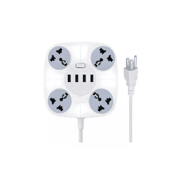Multi Contacto 4 Puertos Usb Switch Extensión Regleta blanco | Bodega ...