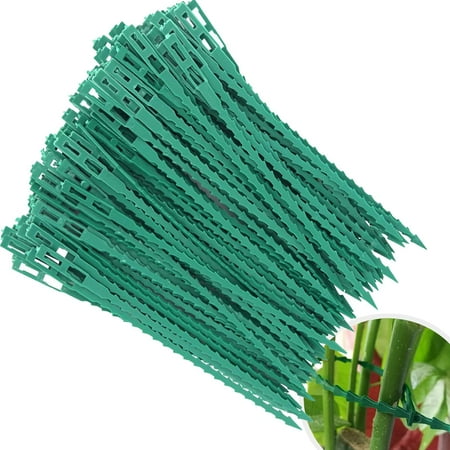 Adjustable Plant Ties 100 Pcs 17 cm,Flexible Plant Cable Ties Plastic ...