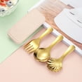 Shell Shape Spoon Set, Stainless Steel Stirrers Tool, for Milks Tea ...