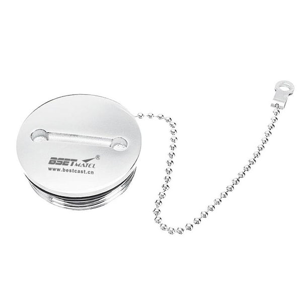 Marine Deck Filler Replacement Fuel Water Gas Cap & Chain Stainless ...