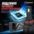 Alla Lighting 16000Lms CANBus HB5 9007 LED Headlights Bulbs, 6500K Xenon White, Xtreme Super ...